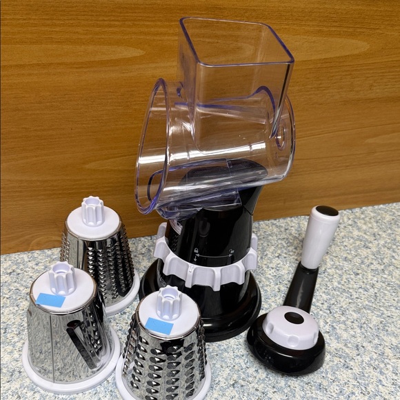Kitchen | Electric Grater And Slicer With Attachments Black | Poshmark